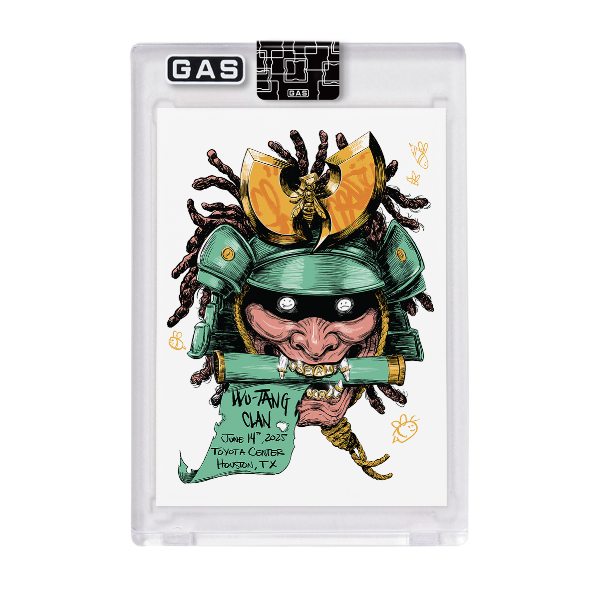 Wu-Tang Clan Houston June 14, 2025 GAS Trading Card