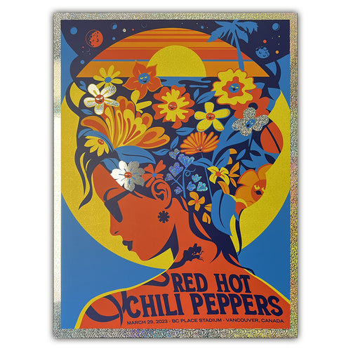 Red Hot Chili Peppers Vancouver March 29, 2023 (Dots Foil) BFCM Exclus