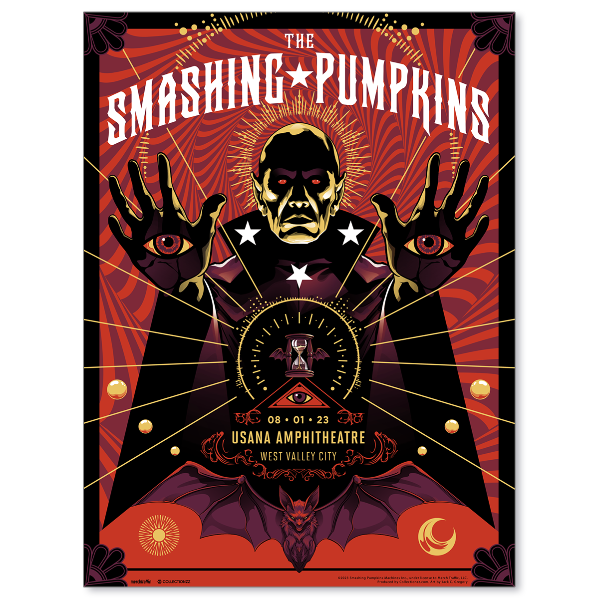 The Smashing Pumpkins West Valley City August 1, 2023 Poster & Setlist